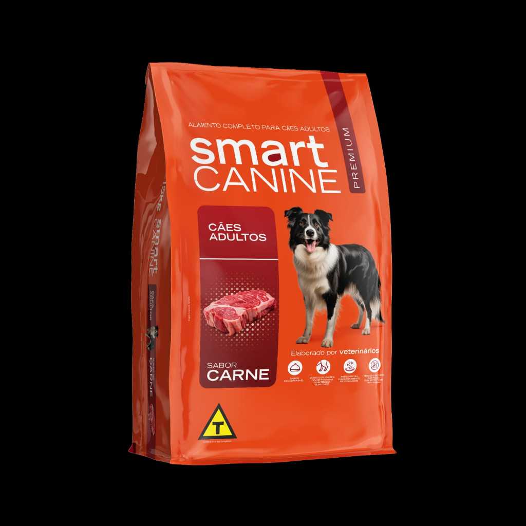 Ração Smart Canine para Cães Adultos sabor Carne - 5 Kg | Shopee Brasil