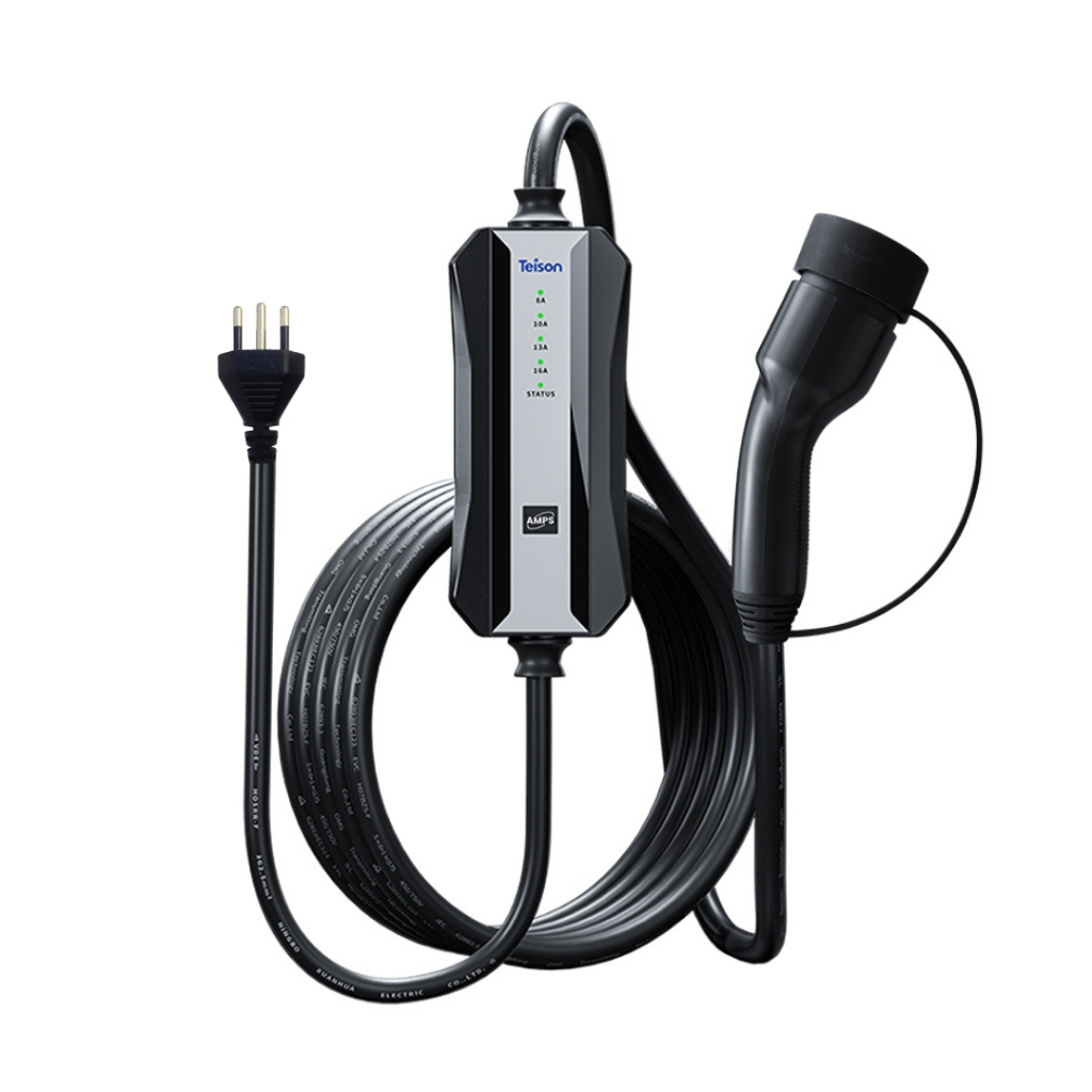 Carregador Carro Elétrico Portátil AC Tipo 2 Plug BR 3,5kW | Shopee Brasil