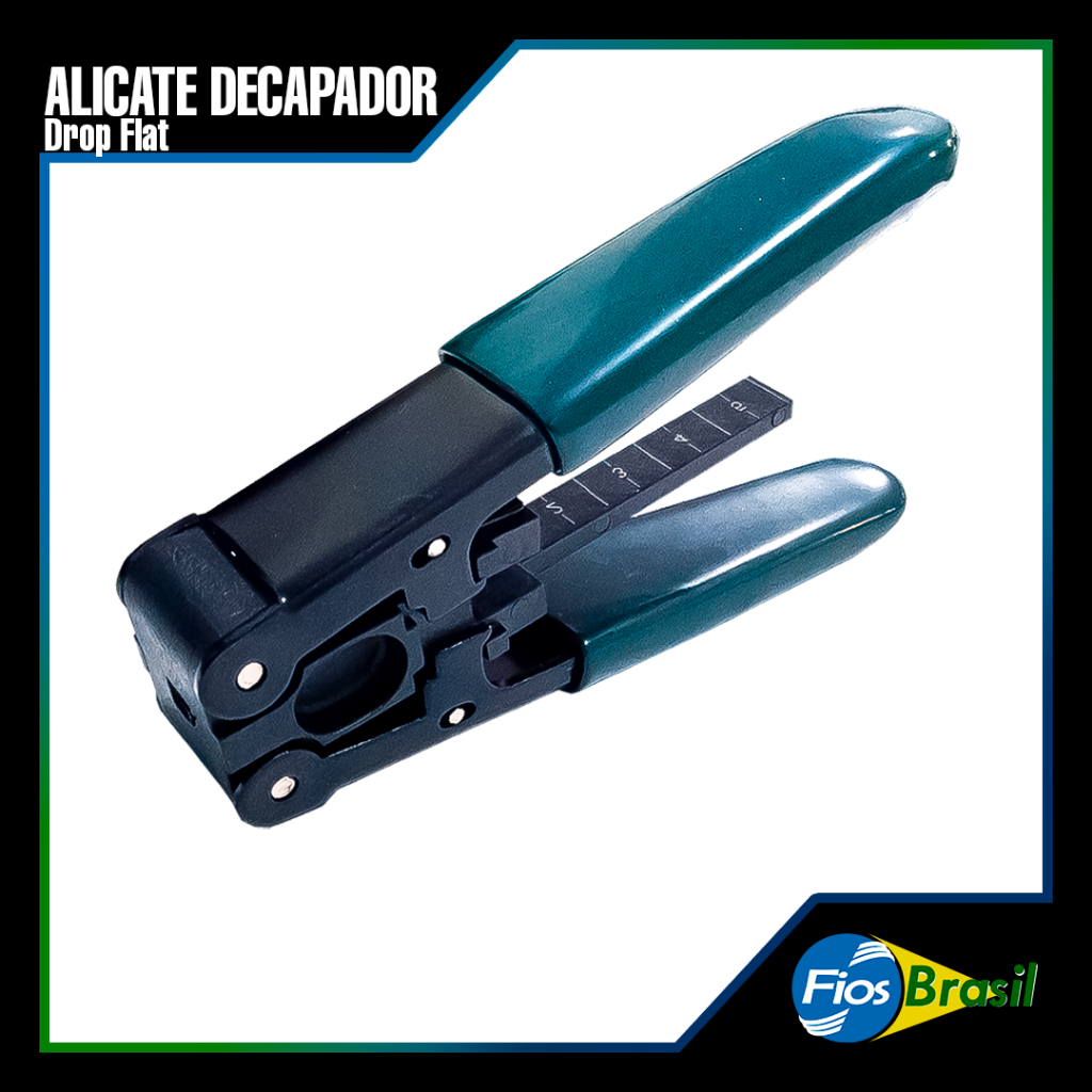 Alicate Decapador Isolador Tipo Drop Flat Verde para FTTH, 2 modelos ...
