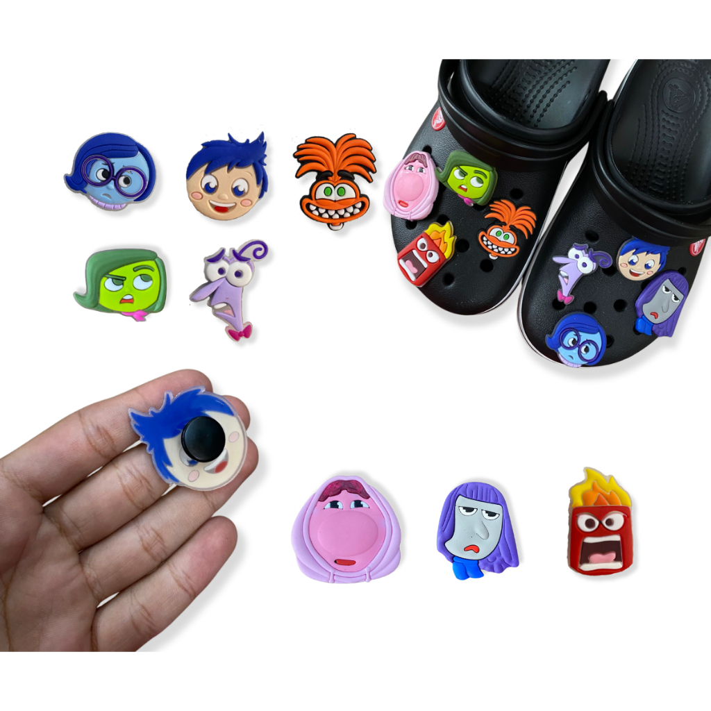 Pins Emborrachado P/Crocs Kit Divertidamente- 10und 2.5cm | Shopee Brasil