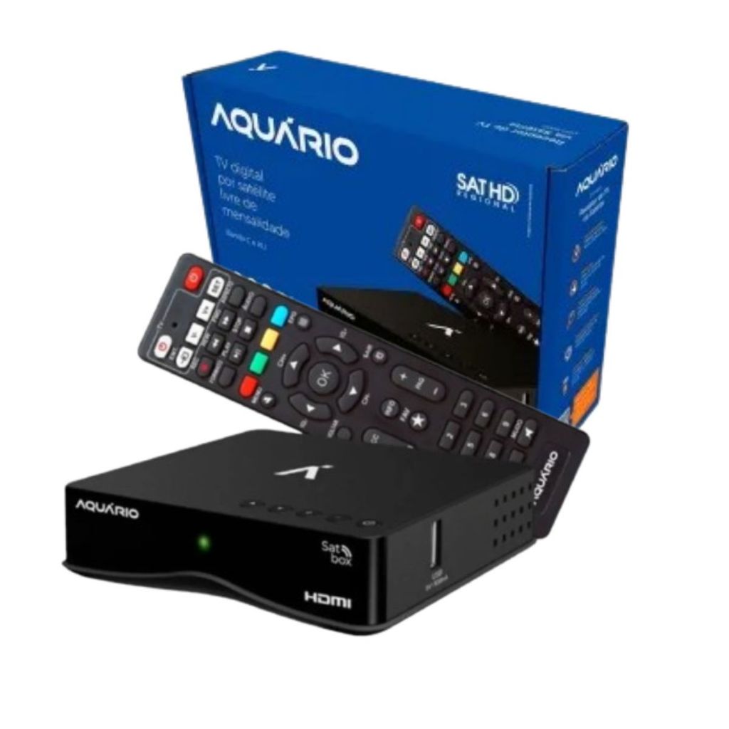 Receptor Digital Full Hd Satbox Dth-9000 Aquario | Shopee Brasil