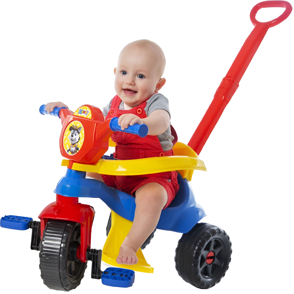 Triciclo Velotrol de Menino de 1 a 3 anos – Completo com Protetor ...