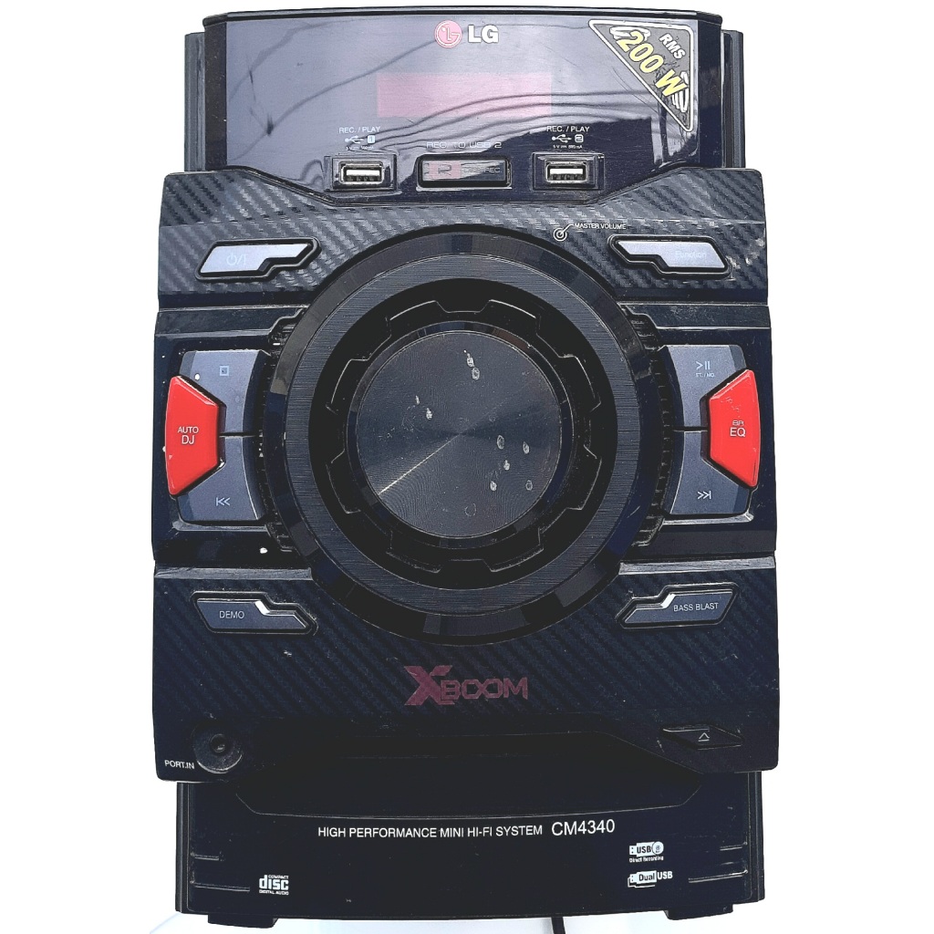 Micro system LG CM4340 sem as caixas e ele funcionava e parou. Leia a ...