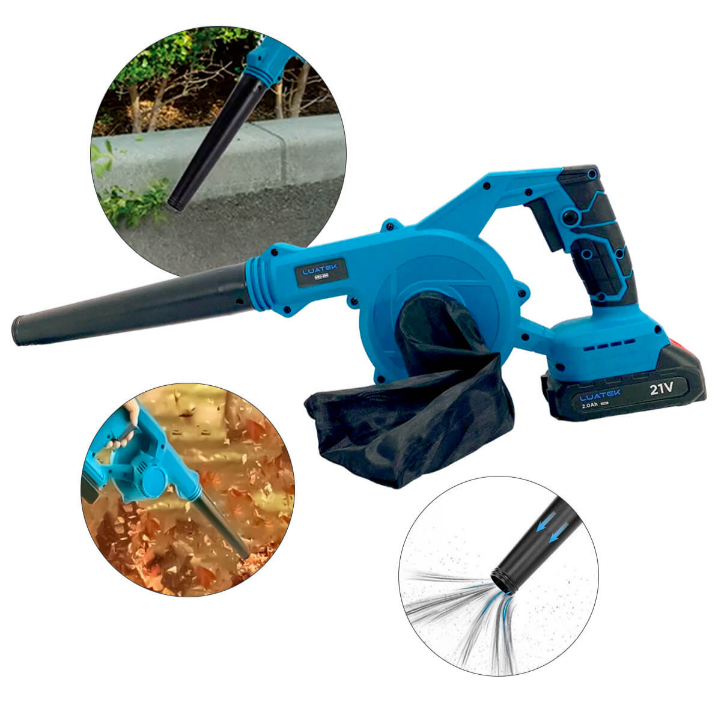 Aspirador e Soprador de Folhas [21V] – Perfeito para Limpeza Externa ...