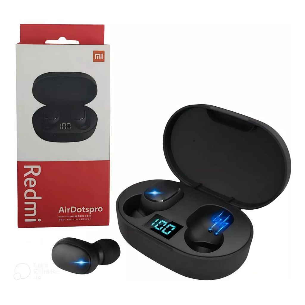 Fone ouvido Xiaomi Redmi Airdots Pro TWS Preto sem Fio Bluetooth 5.0 ...