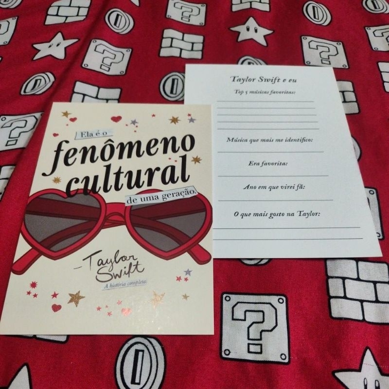 Cartão Postal Taylor Swift A História Completa | Shopee Brasil