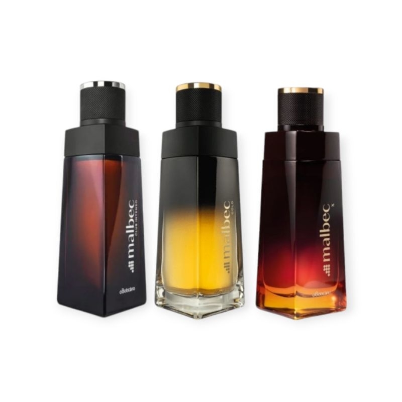 Combo Malbec Tradicional + Malbec Gold + Malbec X 100ml O Boticário ...