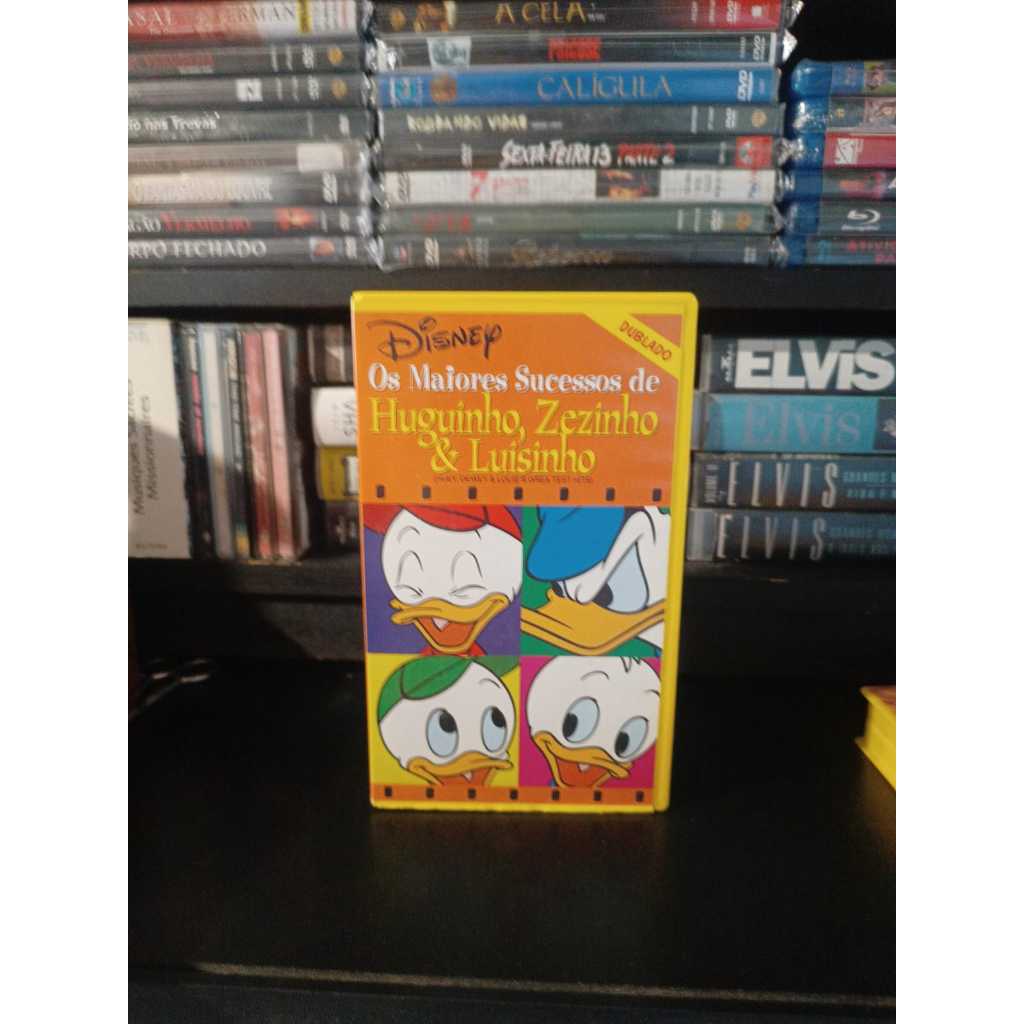 VHS OS MAIORES SUCESSOS DE HUGUINHO, ZEZINHO E LUISINHO (DUBLADO ...