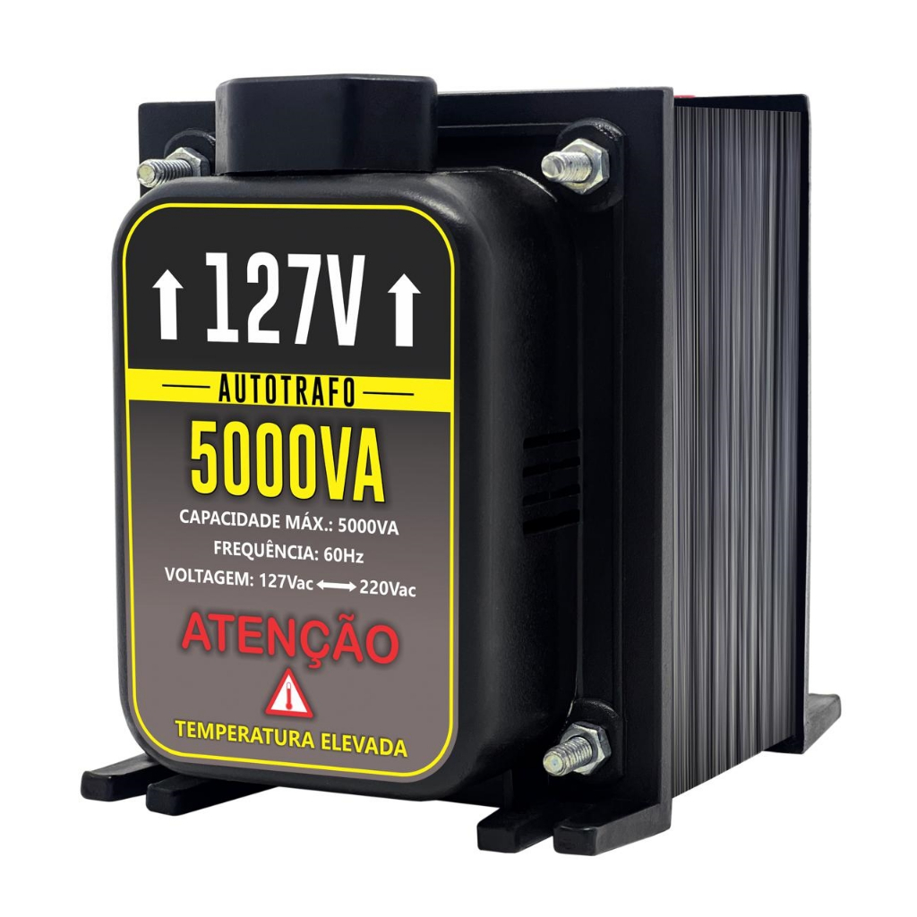 Transformador 5000va Bivolt 110/220 E 220/110 p/ar condicionado 12000btus | Shopee Brasil