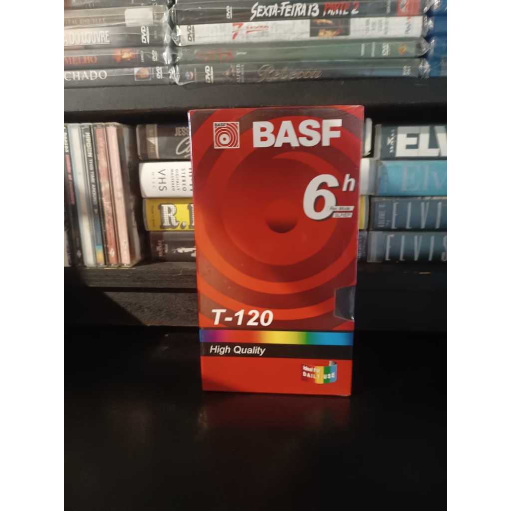 VHS BASF T-120 - 6H (LACRADA) | Shopee Brasil