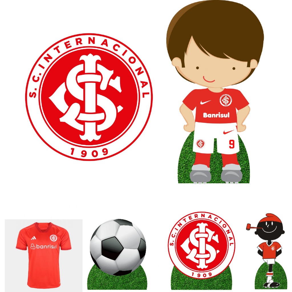 KIT DISPLAY FUTEBOL TIMES INTER | Shopee Brasil