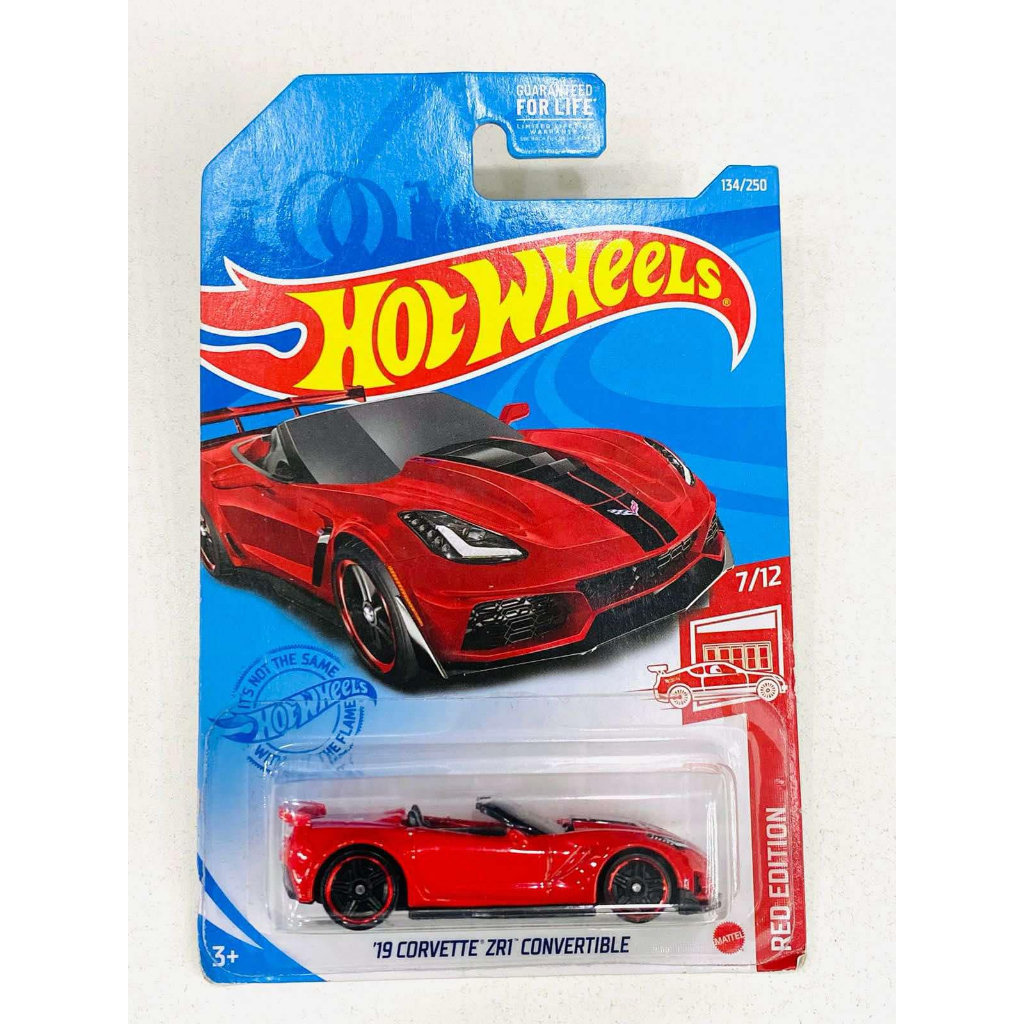Hot Wheels - 19 Corvette ZR1 Convertible - Mainline 2021 - Red Edition ...