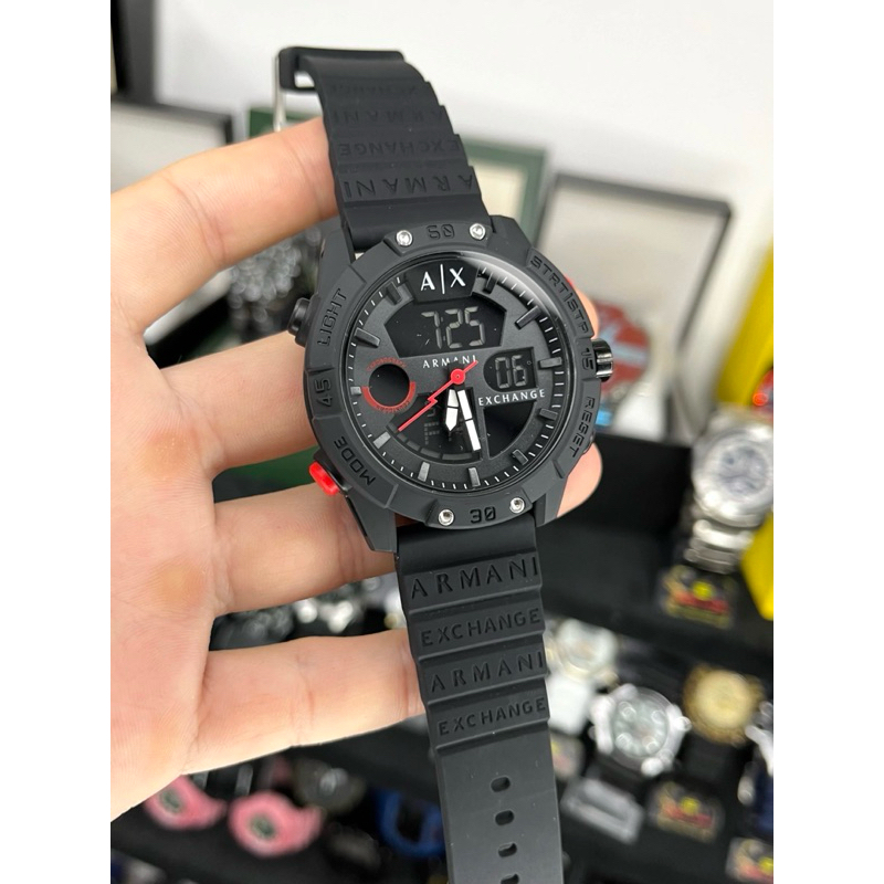 Mega promoção Black Friday Relógio unissex AX Digital e Analogico ...