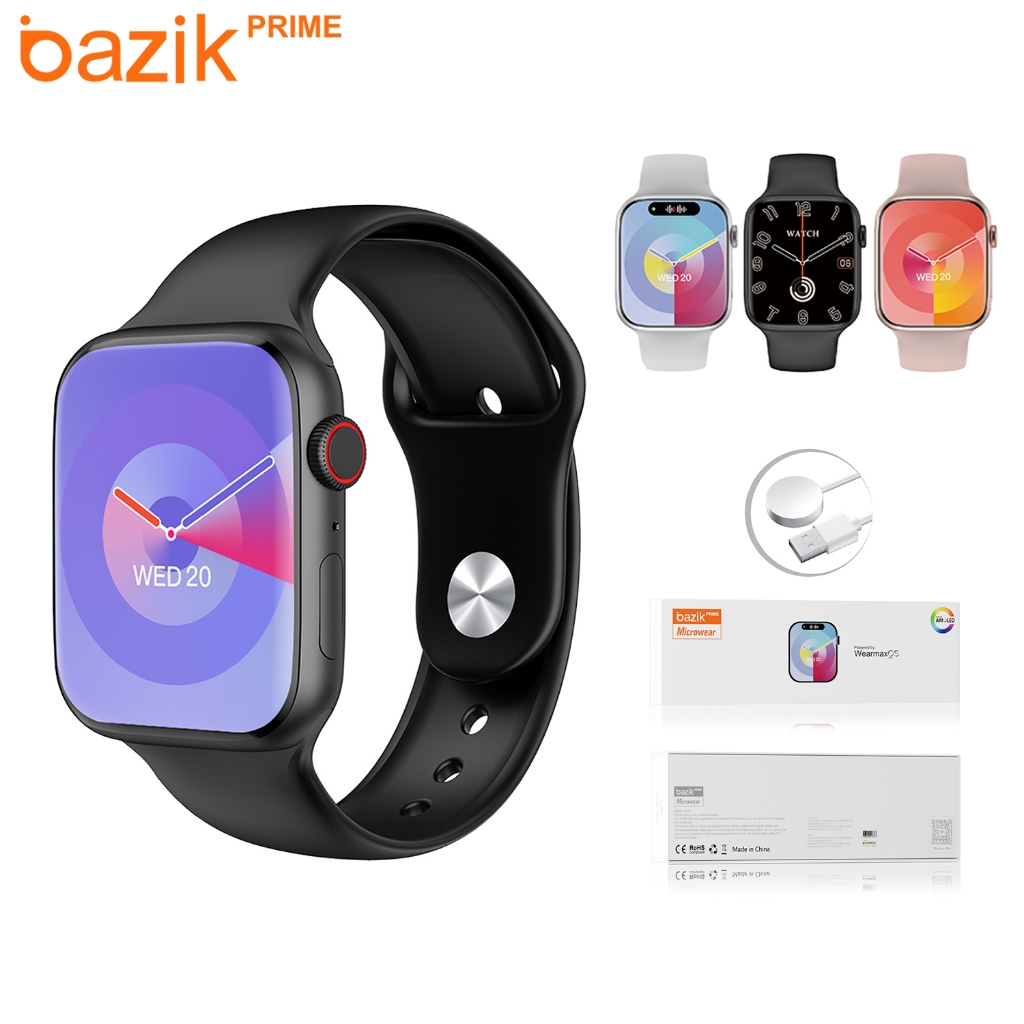 Bazik Prime W99+ Relógio SmartWatch À prova D'água IP68 Amoled Nfc 2024 | Shopee Brasil