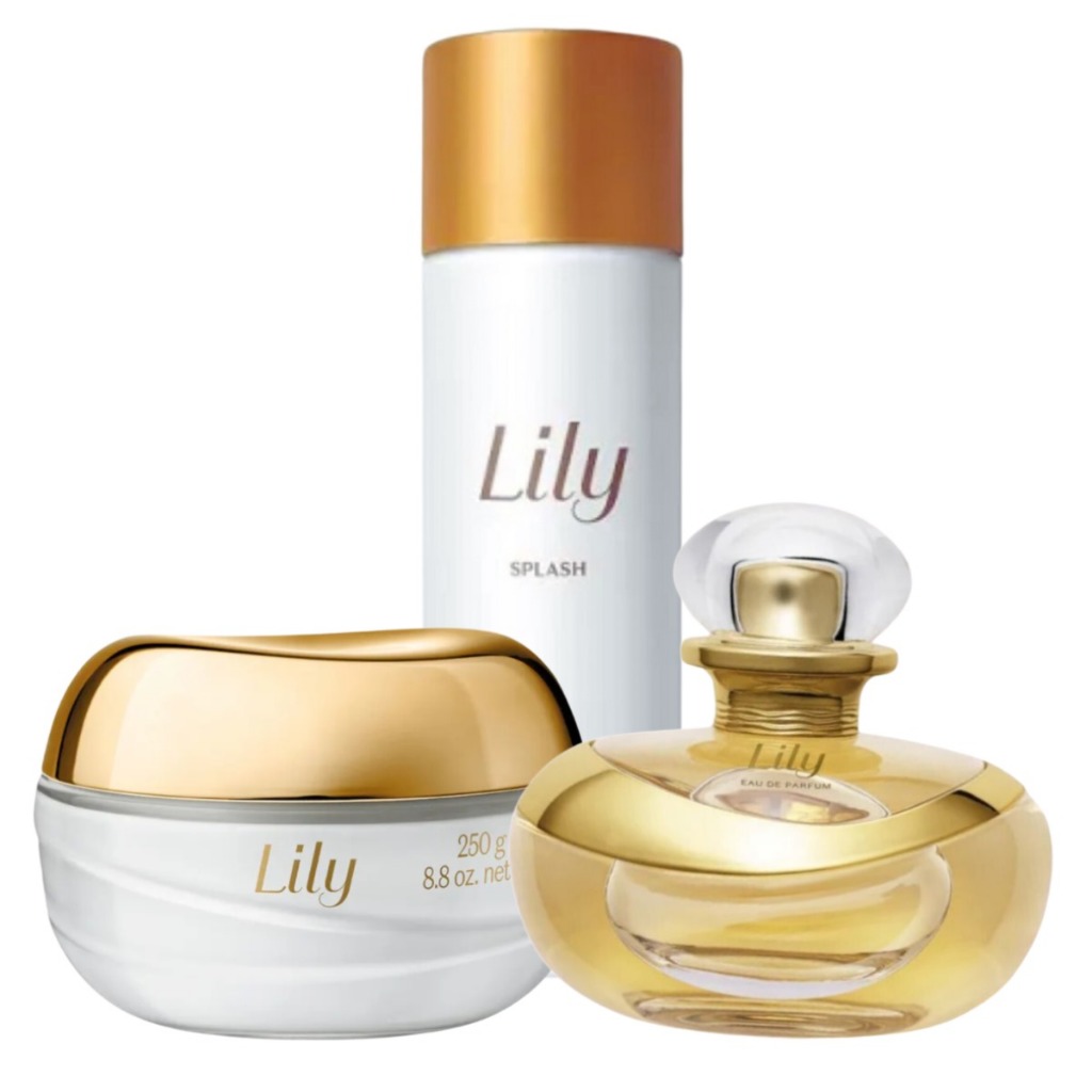 KIT 3 UNIDADES - PERFUME , CREME E BODY SPLASH LILI FEMININO PROMOÇÃO ...