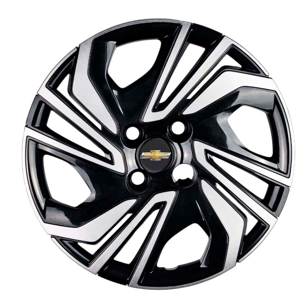 Jogo Calota Esportiva Aro 14 Para Prisma Onix 2012 2013 2014 2015 2016 ...