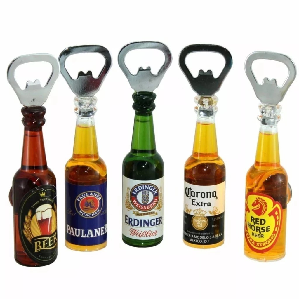 Kit 10 a 30 Abridor De Latas e Garrafas Imã Geladeira Formato Cerveja ...