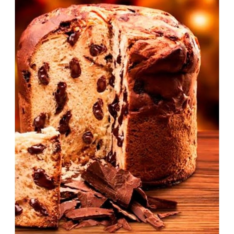 Panetone Chocotone 400g Massa Branca Gotas de Chocolate | Shopee Brasil