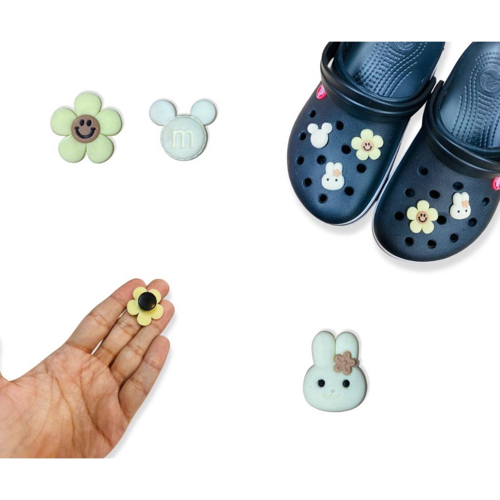 Conjunto Pingentes Pins Enfeite P/ Crocs Cute Kit C/5 | Shopee Brasil