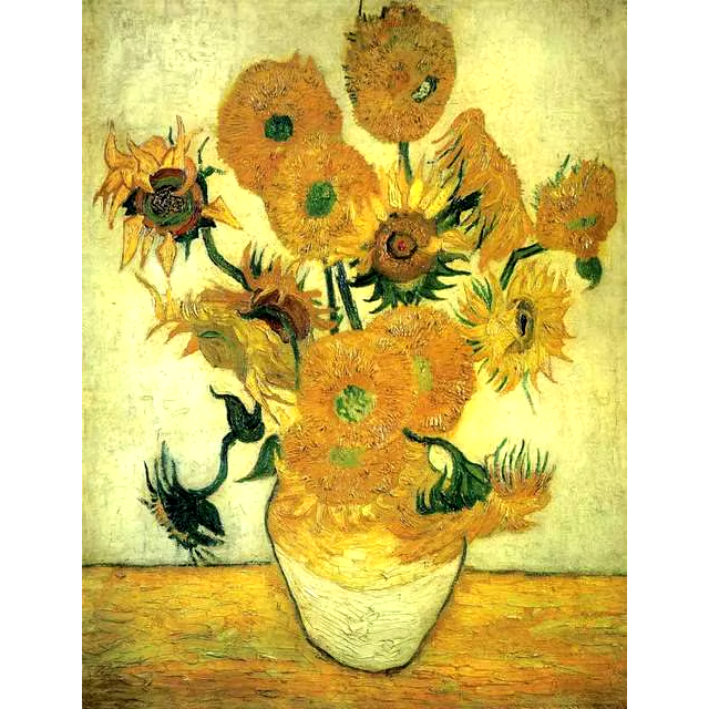 Kit Pintura De Diamante 5d Diy 20x30 Girassol Van Gogh | Shopee Brasil