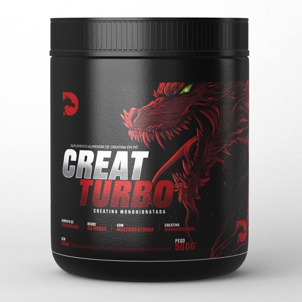Creatine Turbomax Pote 500g Red Dragon - Creatina Monohidratada ...