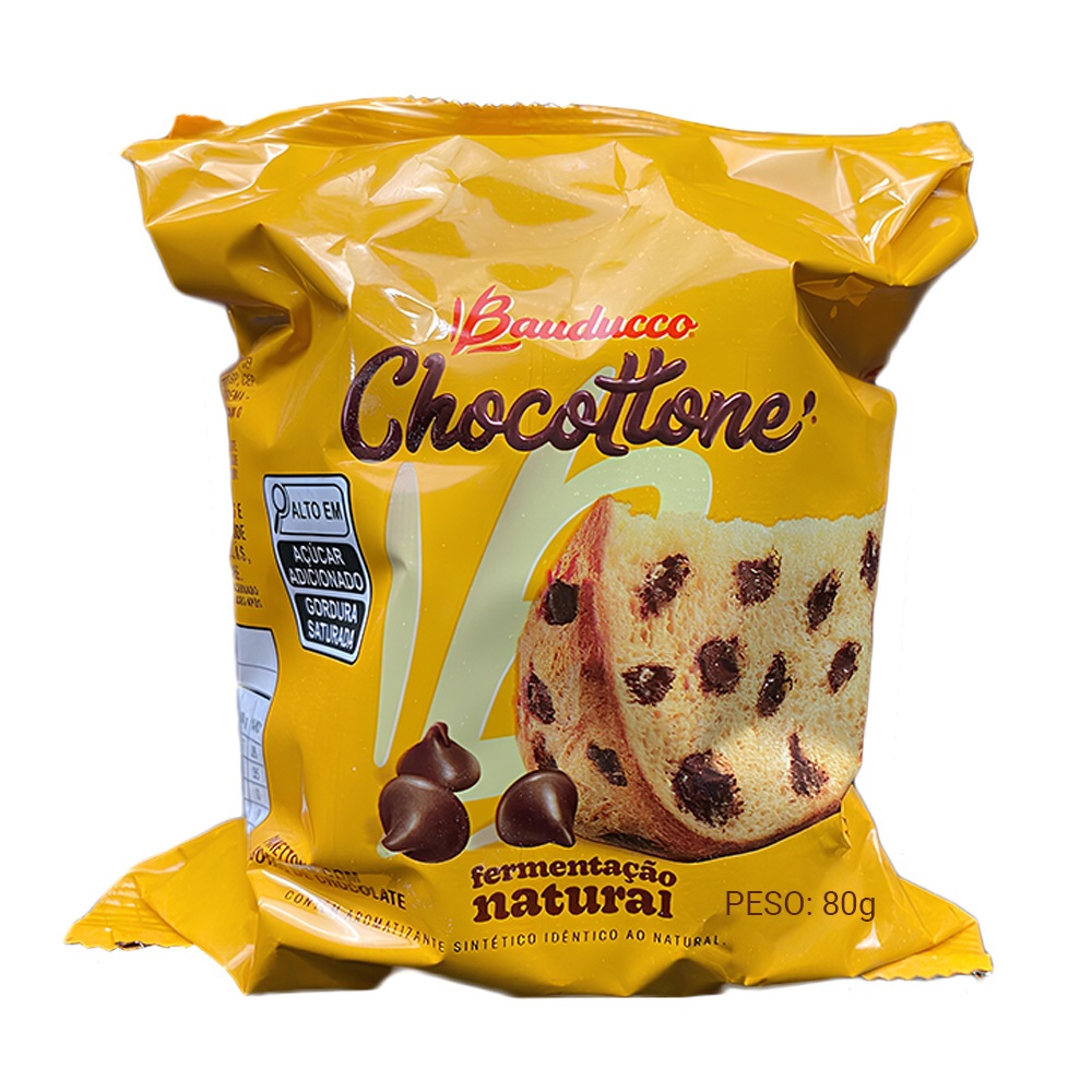 Mini Chocottone Bauducco 80g | Shopee Brasil