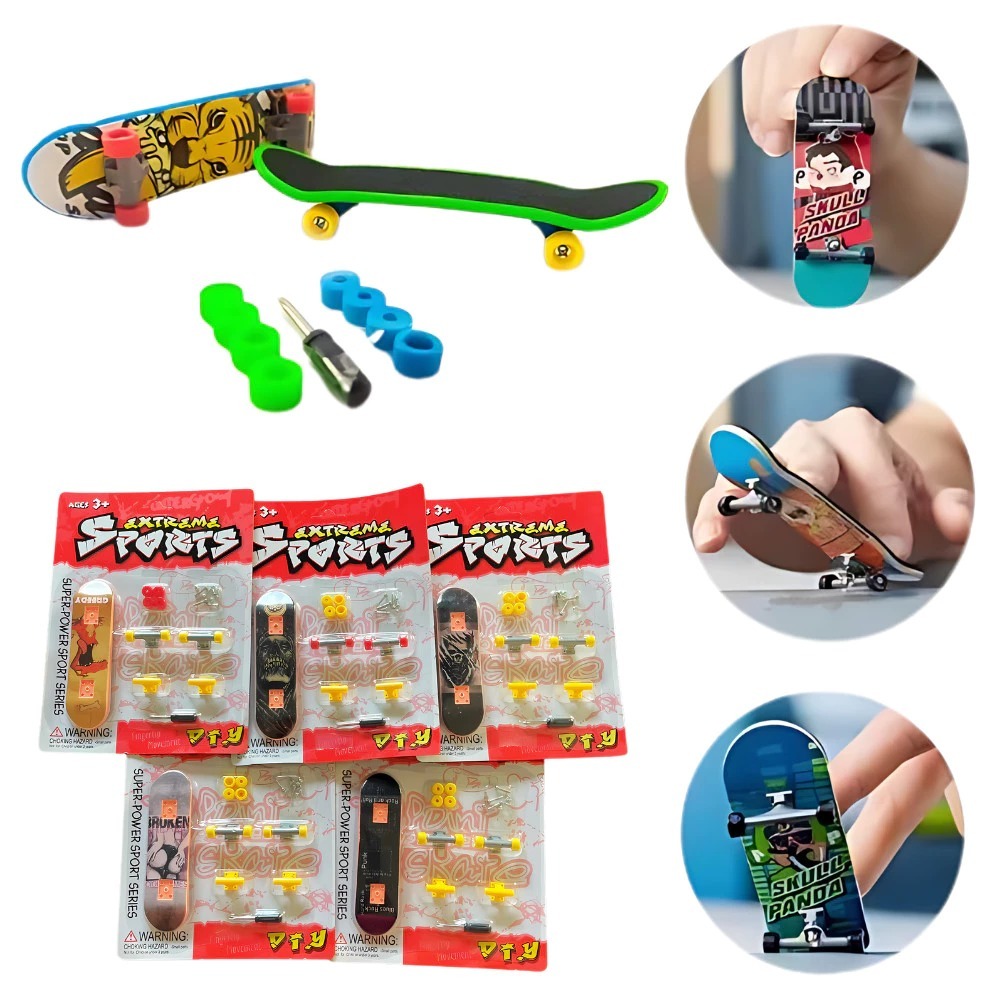 Skate de Dedo Kit com 5 | Shopee Brasil