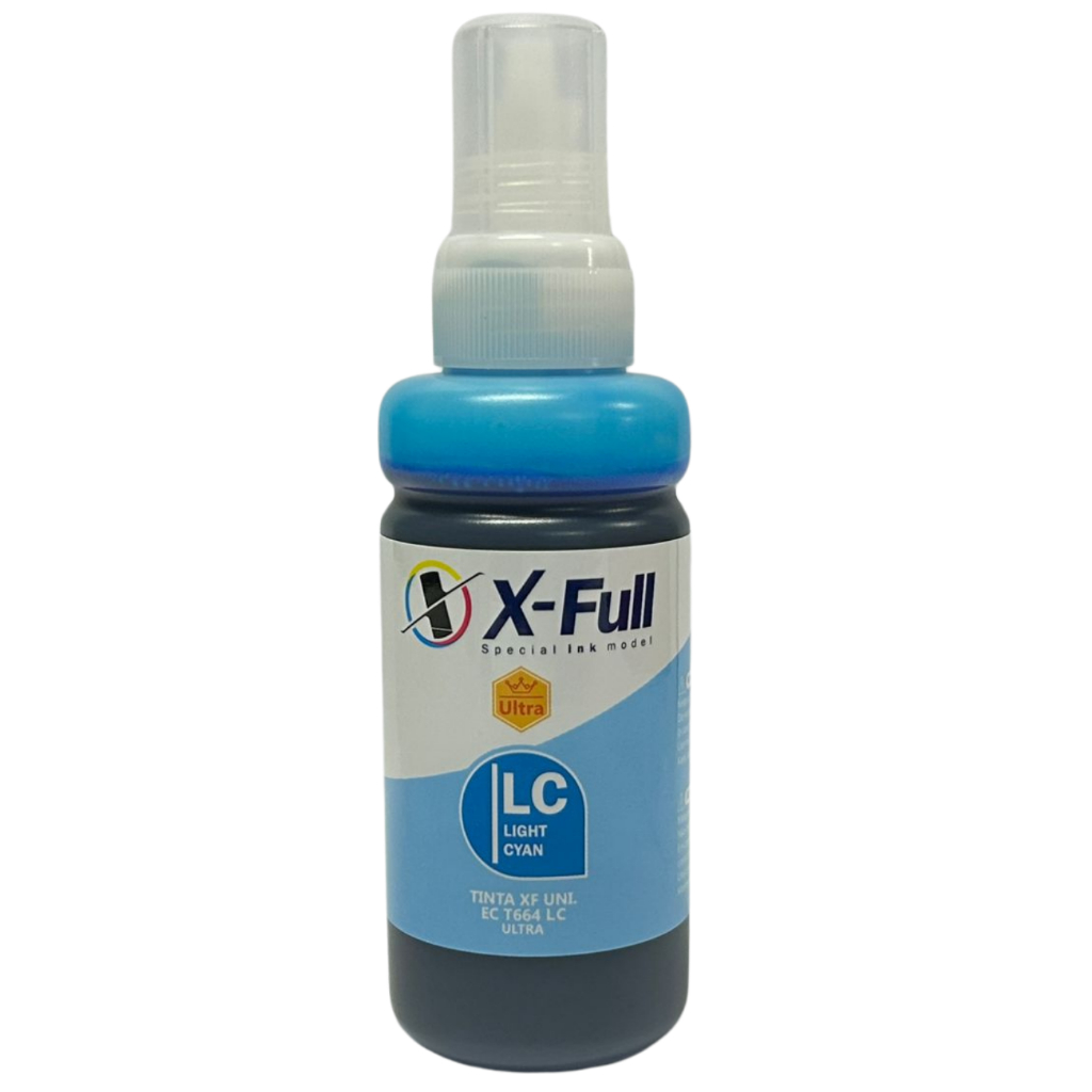 Refil Tinta Compatível Epson Ciano Claro T664 L355 L365 L395 | Shopee ...