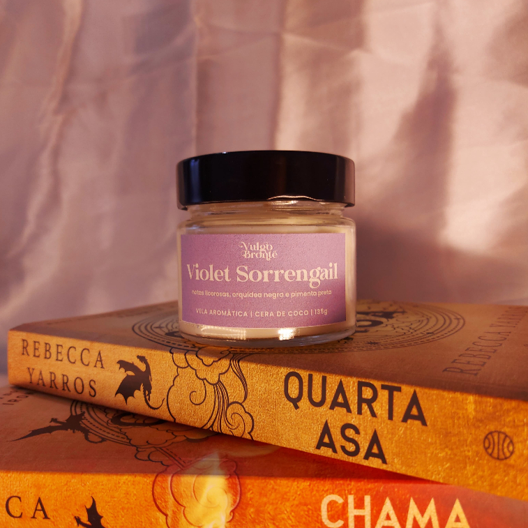 Vela Aromática Perfumada VIOLET SORRENGAIL - Vulgo Brontë - QUARTA ASA ...
