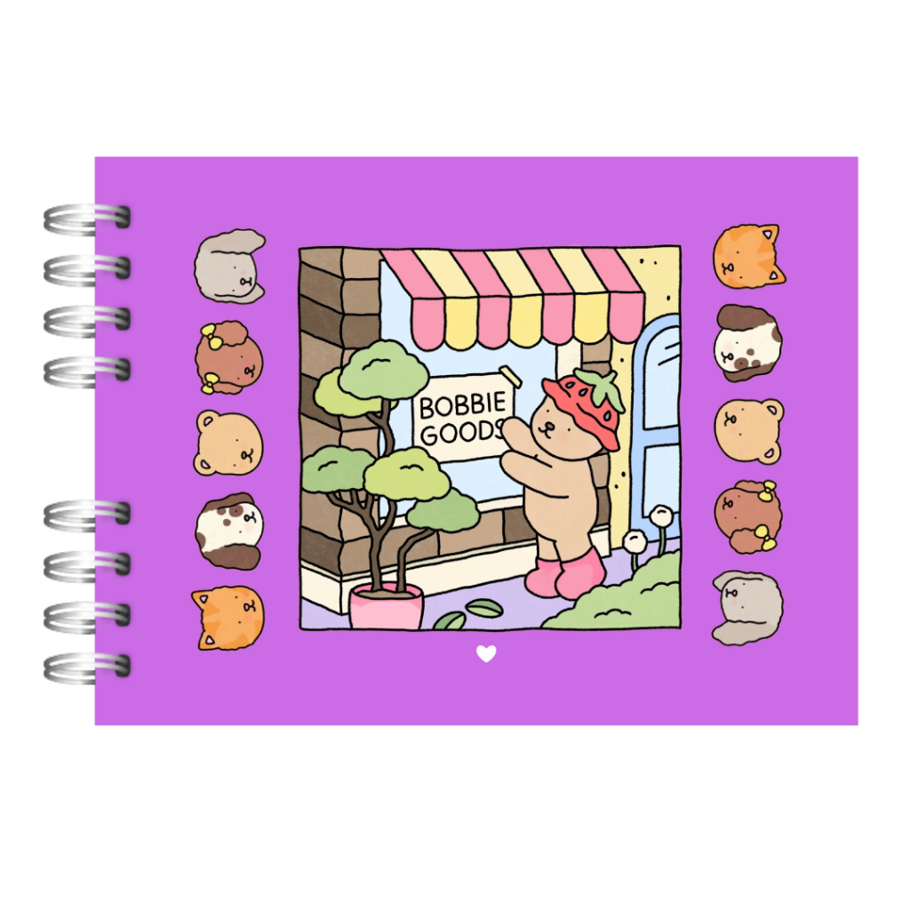 Livro de colorir Bobbie Goods [ENVIO IMEDIATO EM 1 DIA] 100 Folhas 180g ...