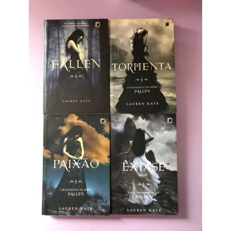 Livros Série Fallen - Tormenta - Paixão - Extase - Vol. 1 ao 4 - Lauren ...