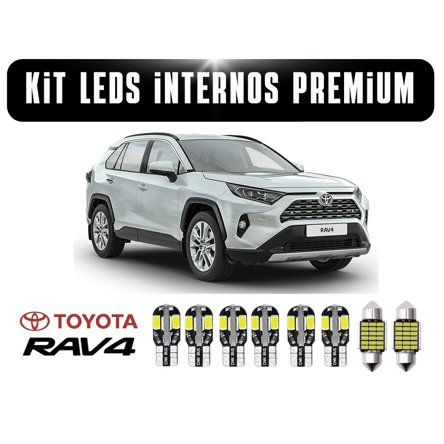 Kit Lâmpadas LED INTERNO PREMIUM Internas e Placa Toyota Rav 4 | Shopee Brasil