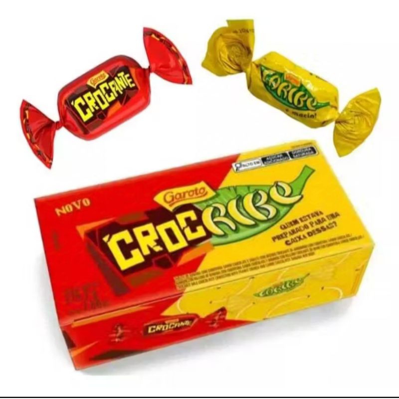 Caixa de Bombom Crocaribe Nestlé Garoto Caribe e Crocante | Shopee Brasil