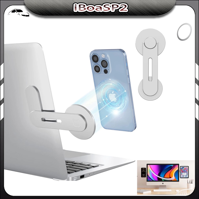 Suporte Magnético P/ iPhone Android Notebook Monitor Magsafe Alta ...