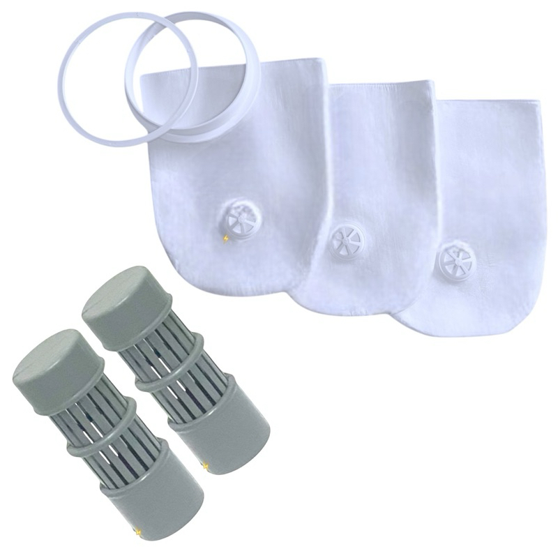 Kit Filtro De Pano iGUi 3Und Caf100 Com Anéis + 2 Pré Filtro De ...