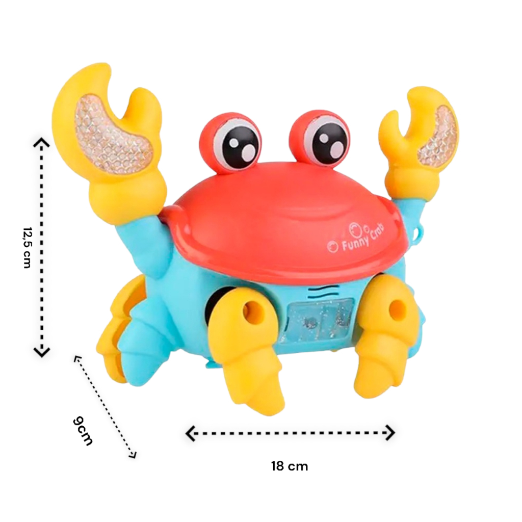 Brinquedo Caranguejo Fujão Musical Som Luz E Movimento | Shopee Brasil