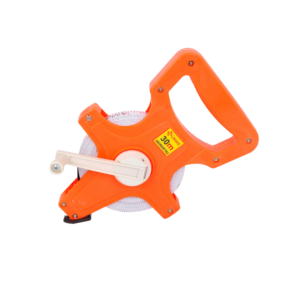 Trena 30-100M Fita Métrica De Fibra Vidro Com Manivela Profissional ...