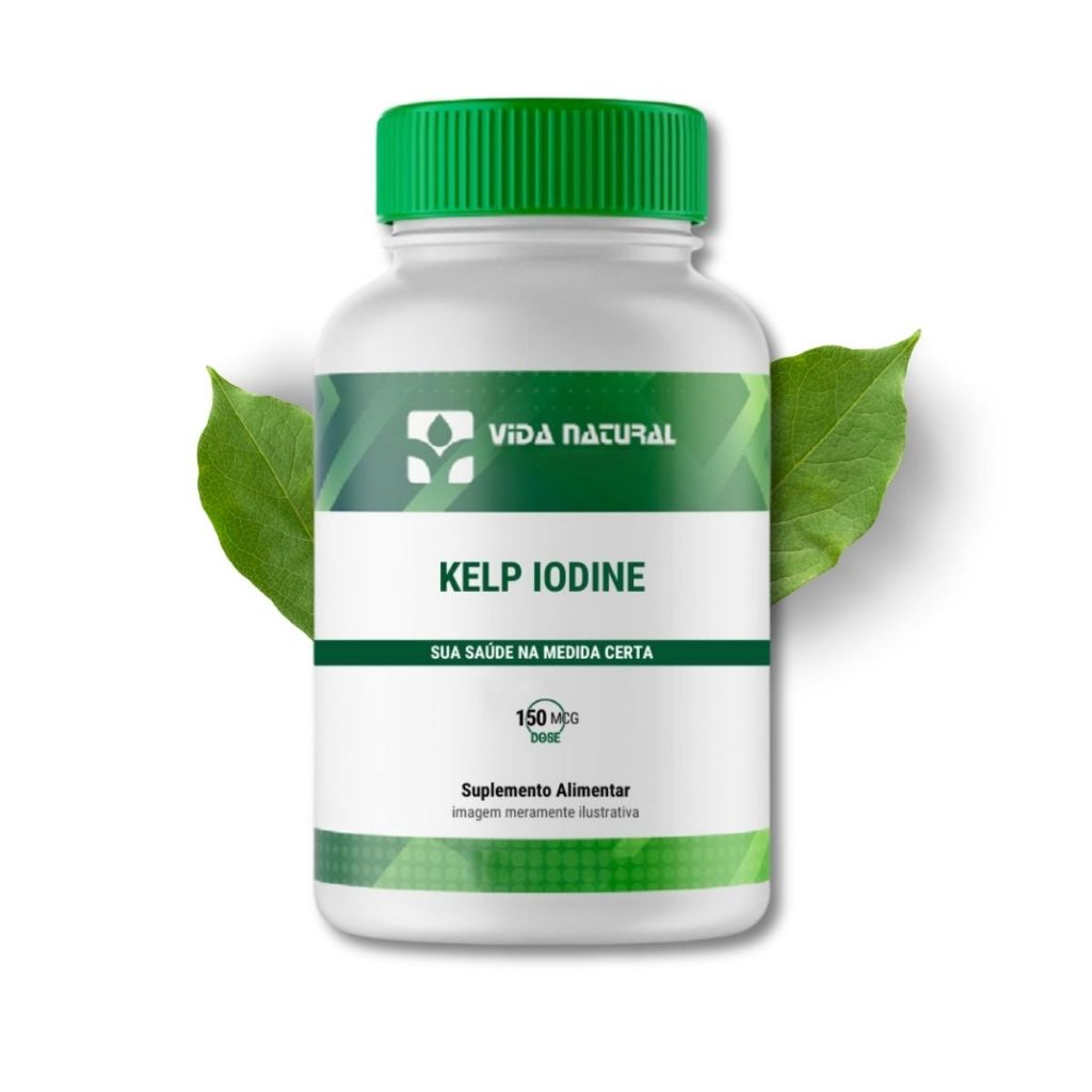 Kelp Iodine 150mcg 30 Cápsulas - Iodo Para Tireoide | Shopee Brasil