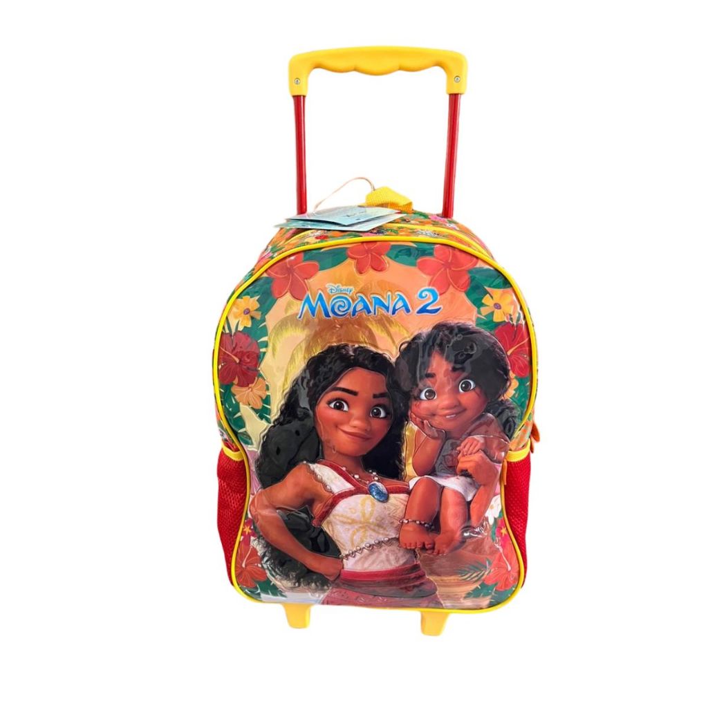 Mochila Moana 2 De Rodinhas Escolar Infantil Meninas Disney | Shopee Brasil