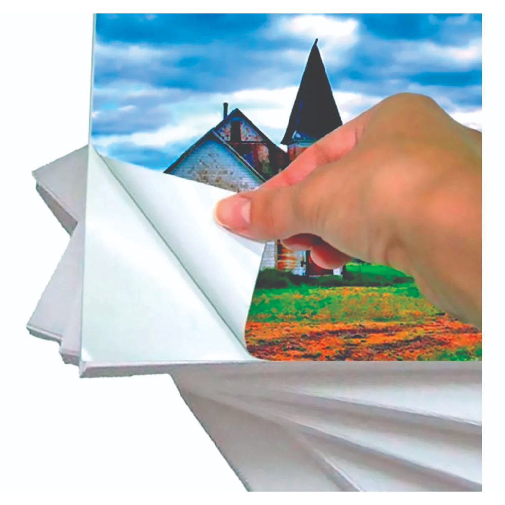 5 Folhas Papel Fotografico adesivo 115g com impressão | Shopee Brasil