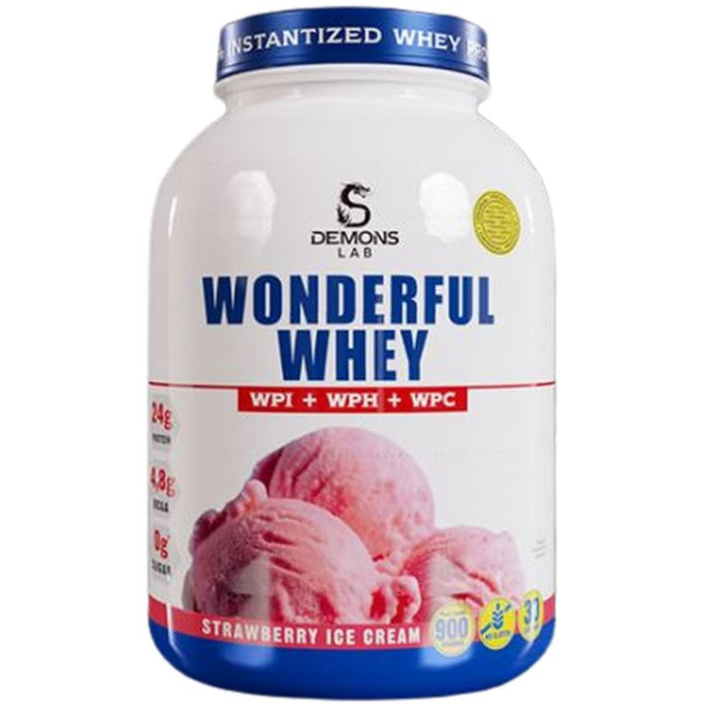 SUPLEMENTO WONDERFULL WHEY PROTEIN 3W 900G - DEMONS LAB | Shopee Brasil
