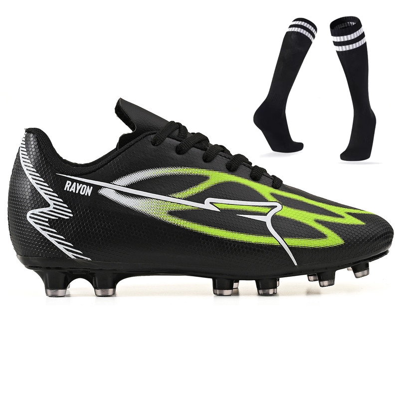 Chuteira Futebol Profissional Trava - Original Fly Grip R68-03A + Meião ...