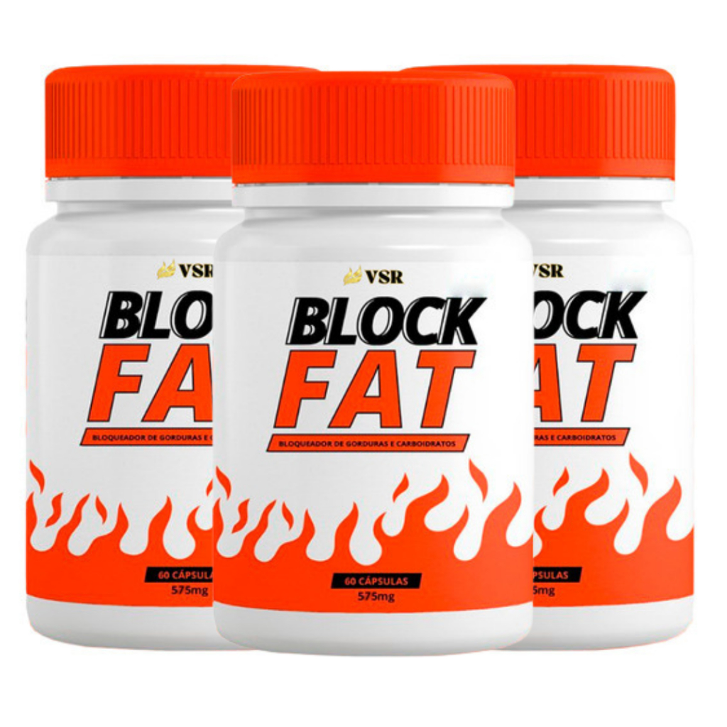 Kit 3 Block Fat 60 Cápsulas Original - Loja Oficial Blockfat | Shopee ...