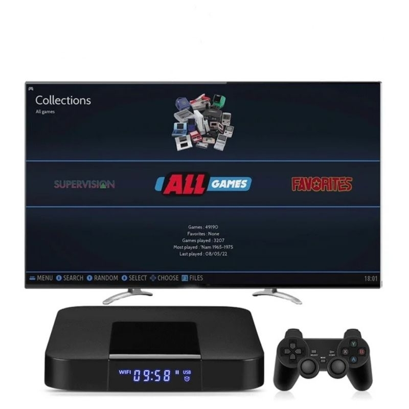 Retrô Game Box mais de 40 mil Jogos Clássicos Retrô Anos 80, 90 e 2000 ...