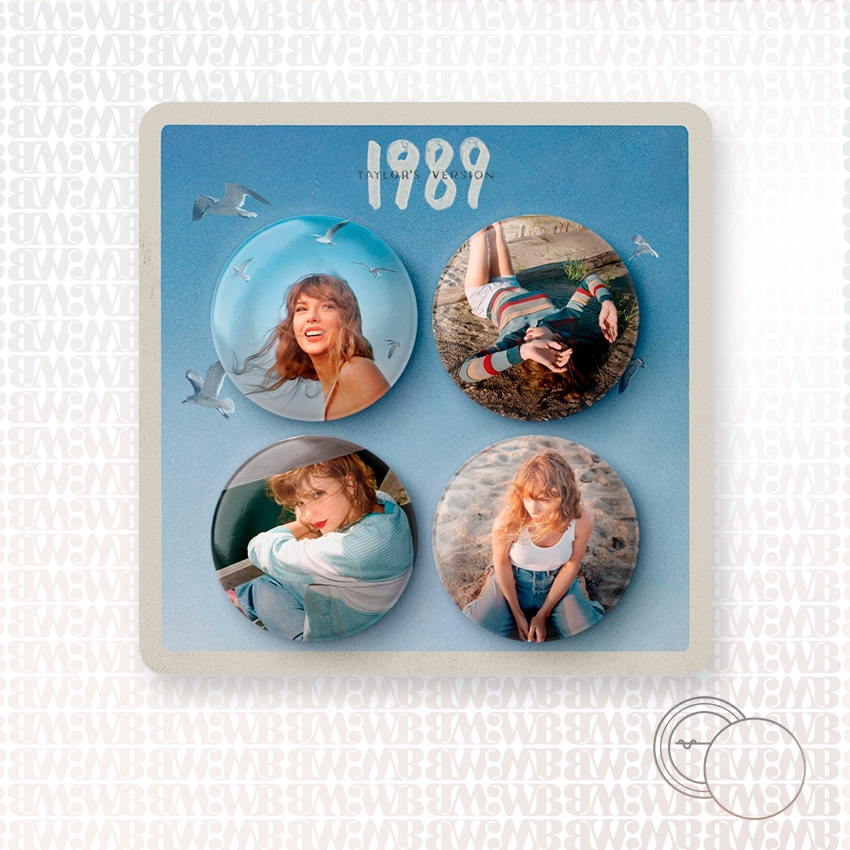 Buttons Taylor Swift 1989 Taylor's Version | Shopee Brasil