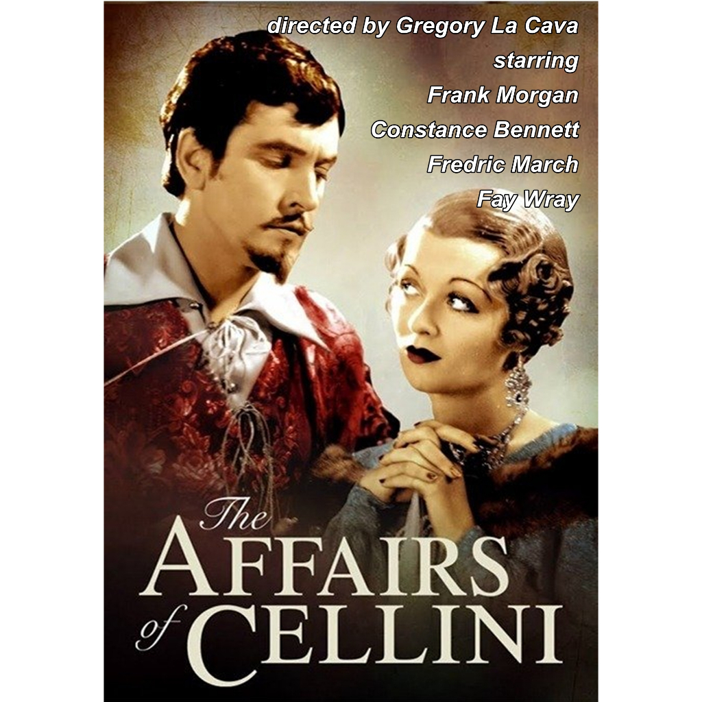 As Aventuras de Cellini (The Affairs of Cellini) 1934 | Shopee Brasil