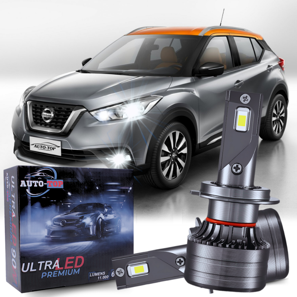 Par Lâmpada Ultra Led H11 Premium Nissan Kicks Ano 2016 2017 2018 2019 2020 2021 2022 2023 2024 ...