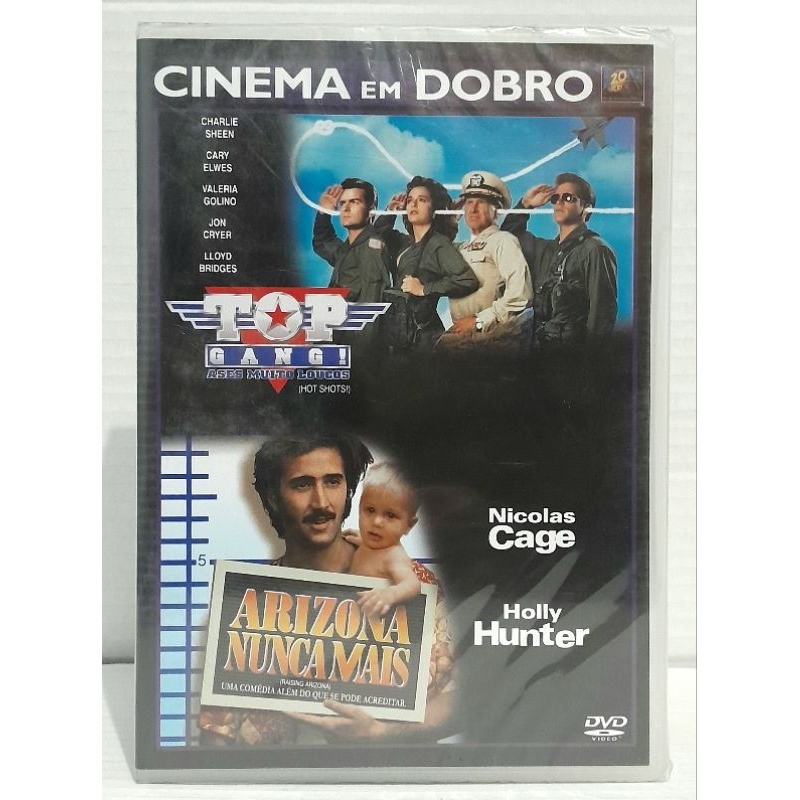 Dvd Top Gang - Ases Muito Loucos + Arizona Nunca Mais (Novo/Original ...