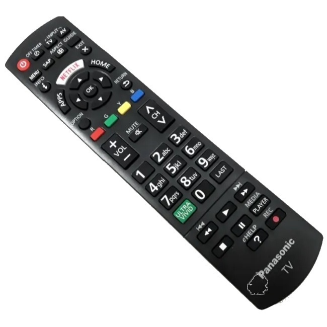 CONTROLE ORIGINAL PANASONIC TV TC-L42S10B TC-L42U30B TC-L47DT50B TC-L47E5BG TC-L47ET5B TC-L50E6B ...