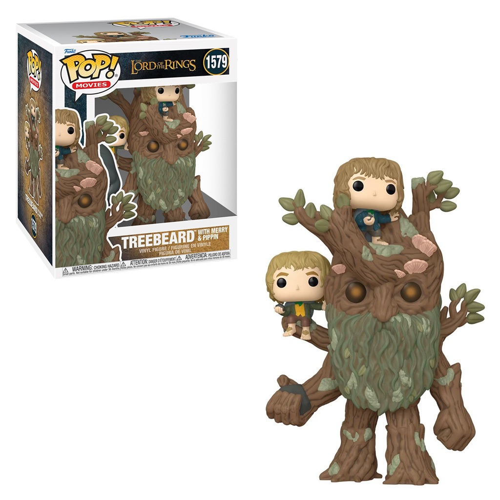Funko Pop Lord Of The Rings -Treebeard with Merry & Pippin | Shopee Brasil
